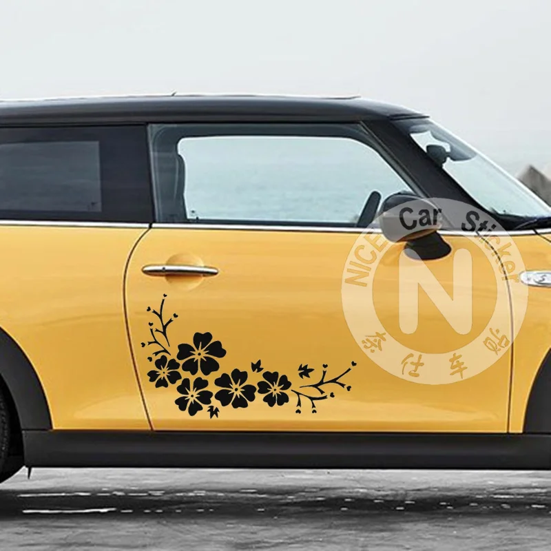 Bloemen Stickers Op Auto - Bloemen