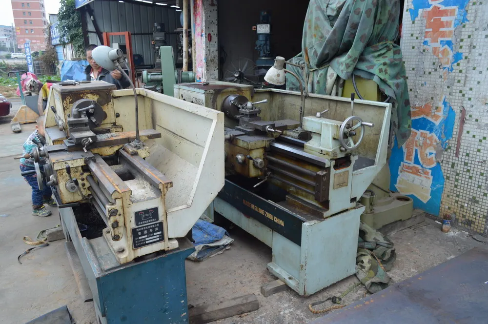 secondhand lathe machine C6132 old lathe machine 750mm 1000mm|machine ...