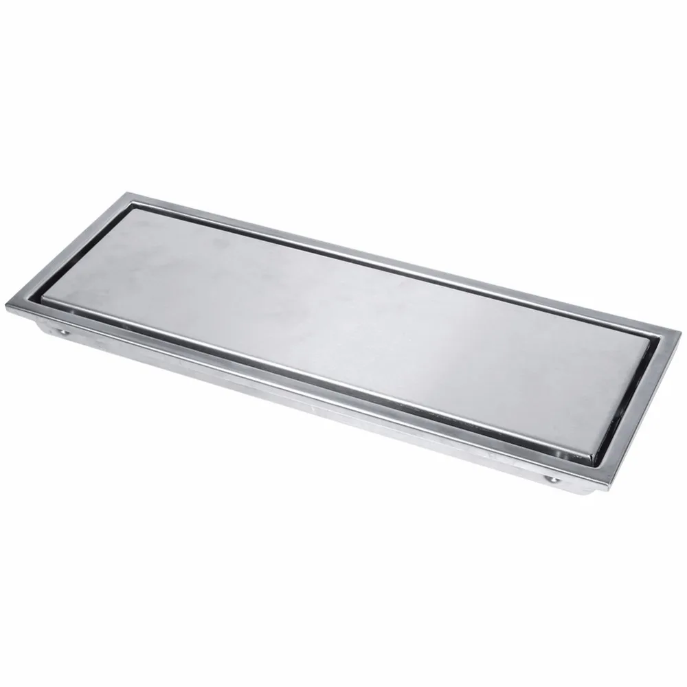 1 Set Floor Drains Stainless Steel Linear Shower Floor Drains Tile ...