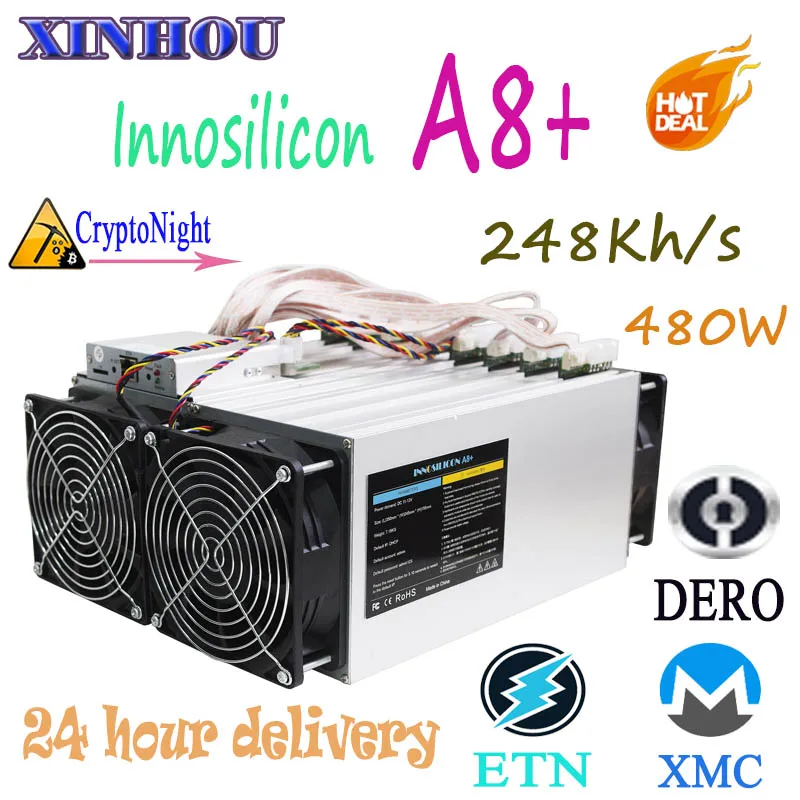 Б/у Майнер ASIC Innosilicon A8+ 248K CryptoNight XMC DERO лучше чем ...