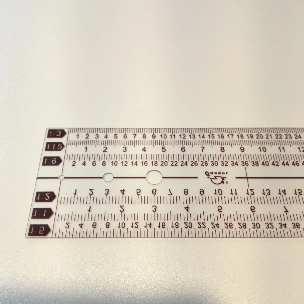 30cm Scale cutting rulers Clothes the proportion of ruler cutting tools ...