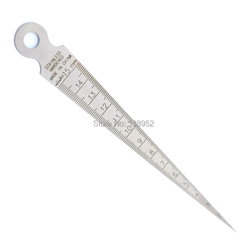 1-15mm-Stainless-steel-Taper-Gauge-Aperture-Scale-For-Drill-Hole-Taper ...