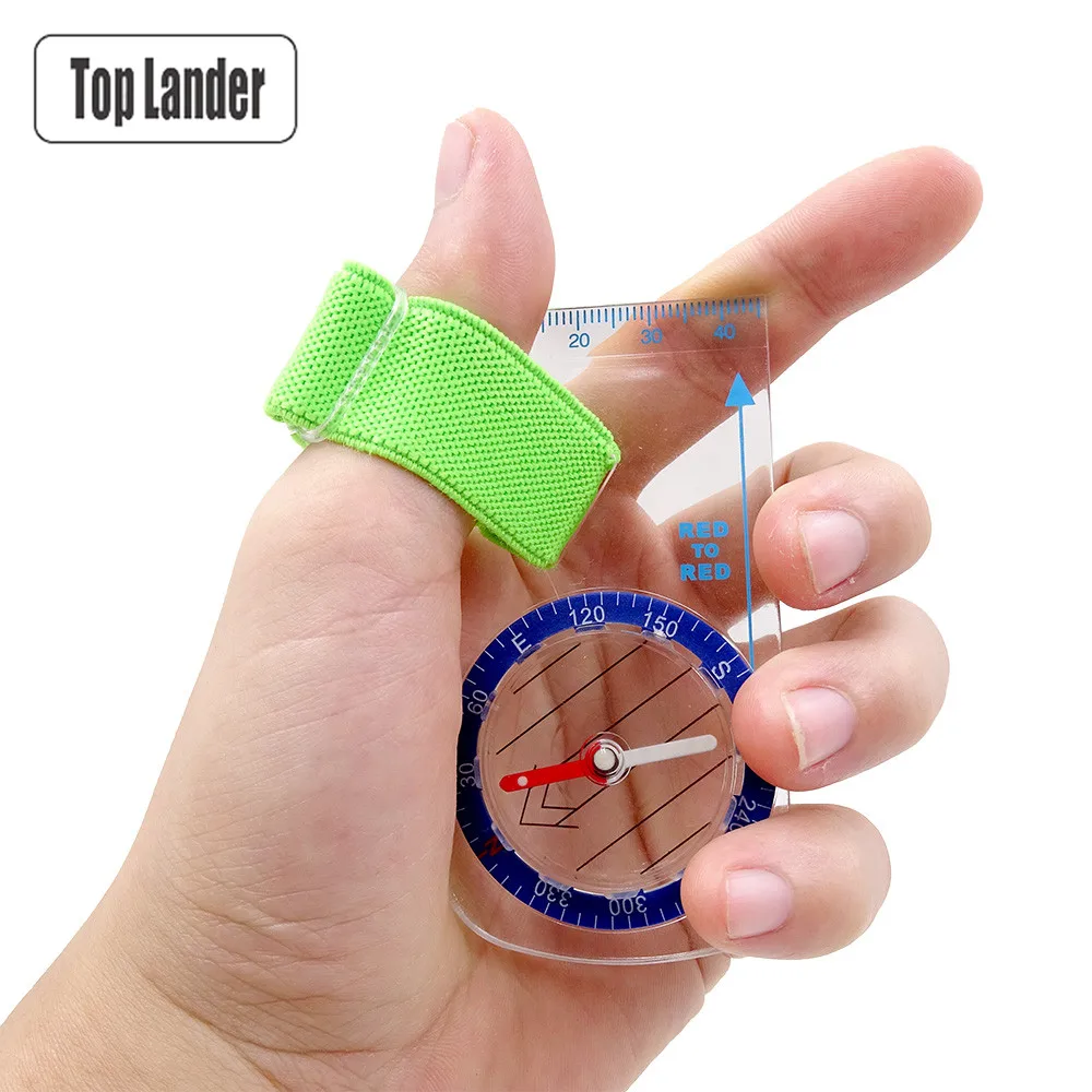 Multi functional Orienteering Thumb Compass with Map Scale Ruler ...