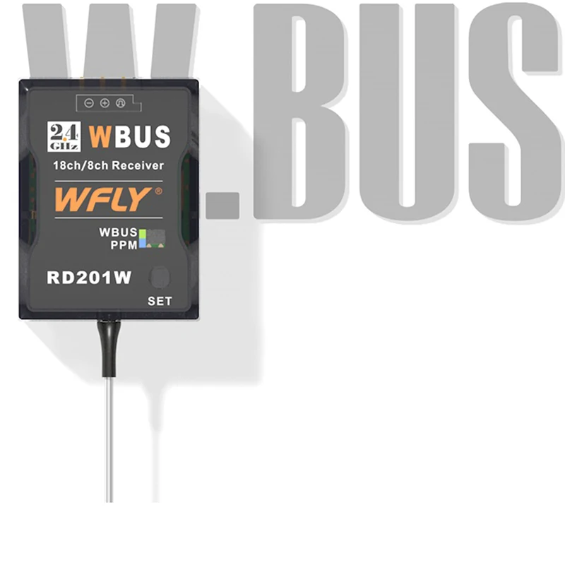 WFLY minireceptor RD201W WBUS, Compatible con WFT07, WFT08X, WFT09II ...