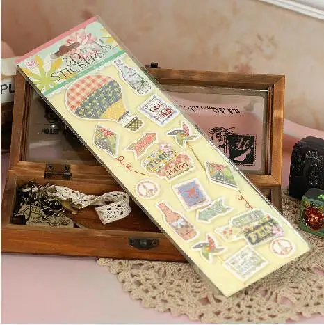 Aliexpress.com : Buy cute 3D travel stickers for scrapbooking ...