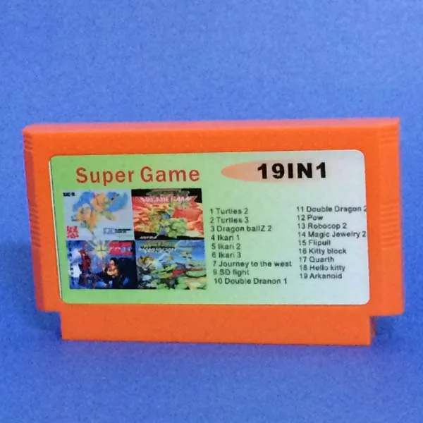 Rare Game No Repeated 19 in 1 8 bit Game Card|bit game card|game ...