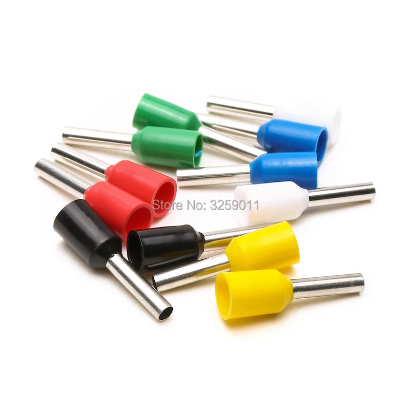 500pcs Ev1512 1.5mm Electrical Crimp Terminal Block Tubular Wire ...