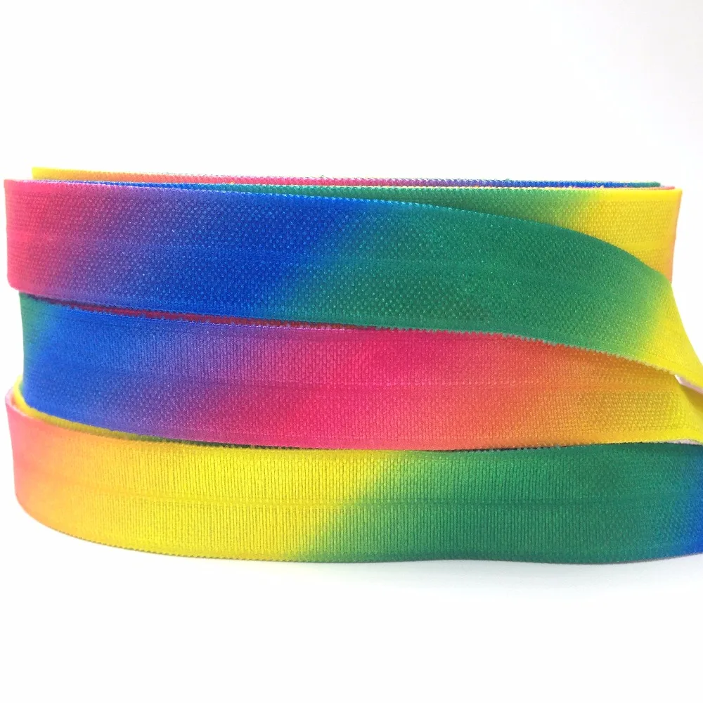 Good-Elasticity-5-8-Rainbow-Print-Fold-Over-Elastic-10-yards-Wholesale ...