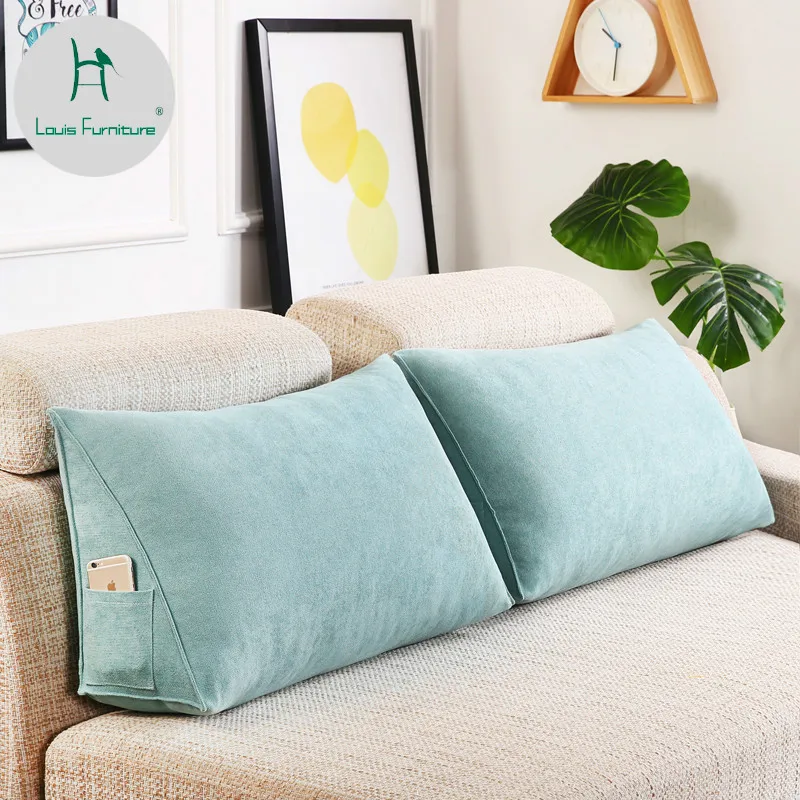 Louis Fashion Pillows Living Room Sofa Back Triangle Cushion Floating ...