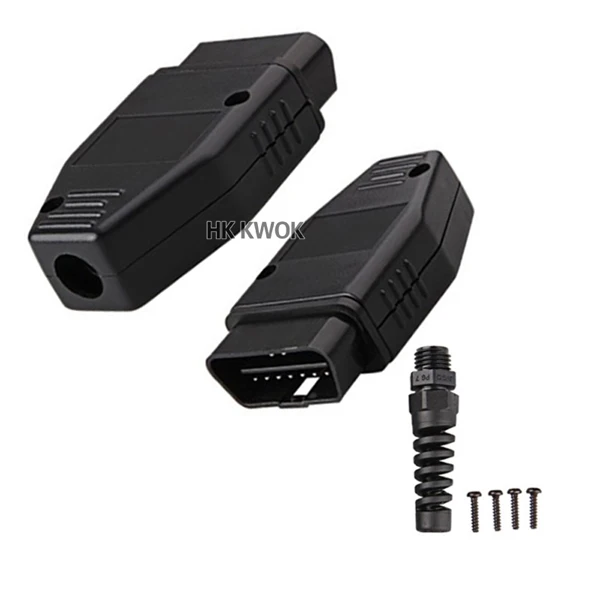 20pcs per lot OBDII/EOBD/JOBD/OBD/OBD 2/OBDII/EOBD 2/OBD11/J1962 Male ...
