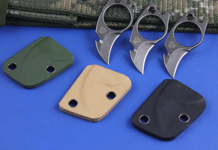 MG Mini Claw Knife 9Cr18MoV StoneWashed Finger Knife Small Fixed Blade ...