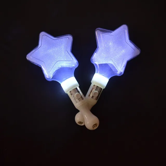 pentagram white LED stick light star cheering glow stick concert ...