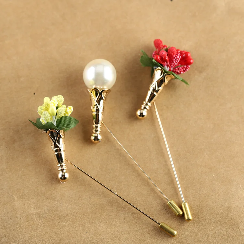 Vintage Brooches Unisex Collar Pins Flower Lapel Pin Brooch Pins Men ...