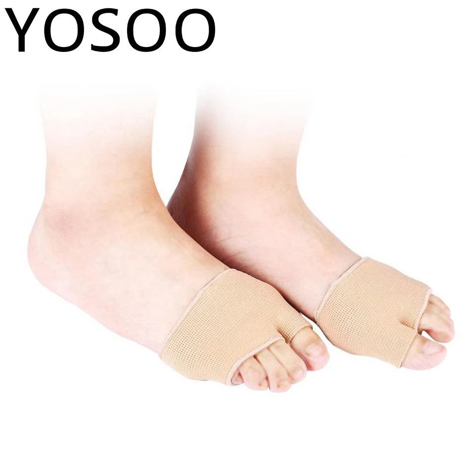 Foot Support Brace Gel Toe Sleeve Metatarsal Pain Relief Forefoot Shock ...