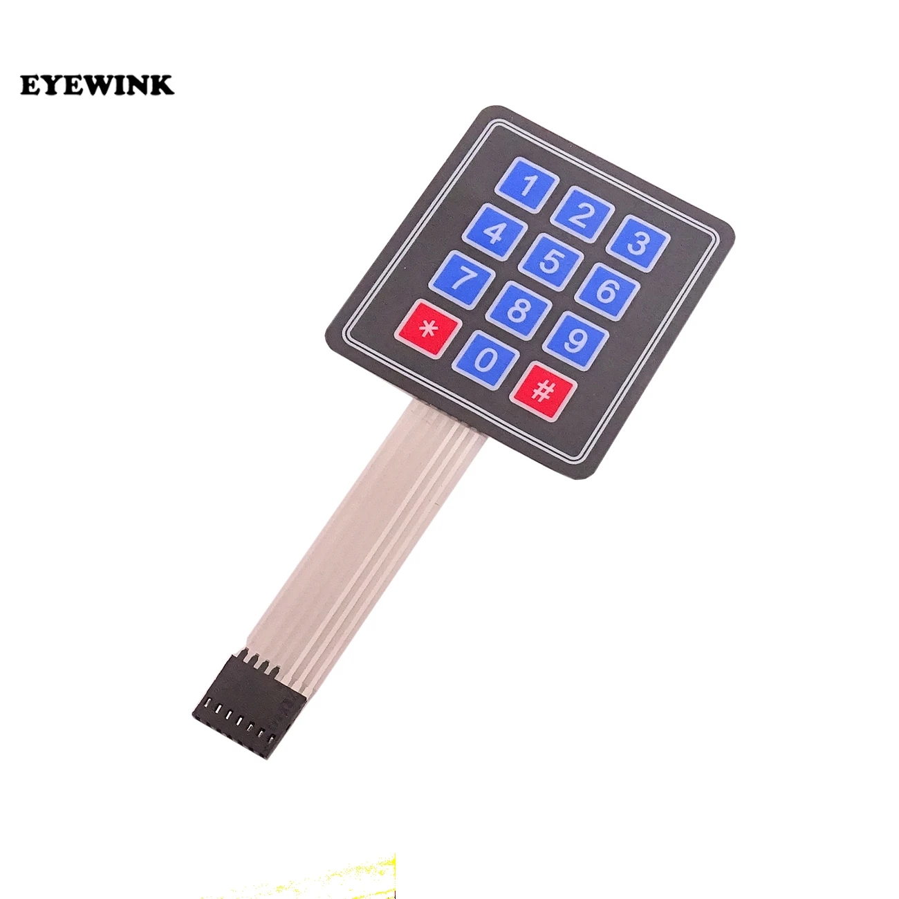 Generic 50pcs 4x3 Matrix Array 12 Key Membrane Switch Keypad Keyboard 3*4 Control Panel ...