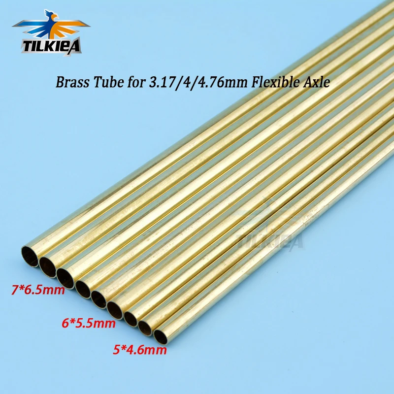 Metalen Ronde Buis Messing Buis 5*4.6 Mm/6*5.5 Mm/7*6.5 Mm Voor 3.18/4/ ...