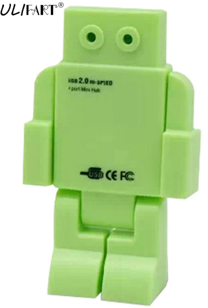 Ulifart Hi-speed Usb 2.0 4 Port Doll Shape Splitter Adapter Cartoon ...