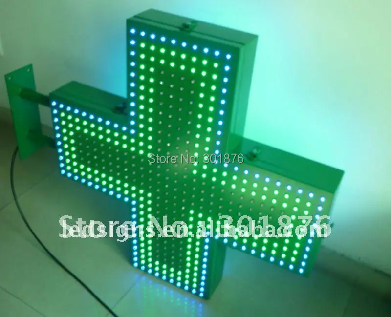 Hot sale outdoor green Led pharmacy cross|cross pharmacy|cross led pharmaciecross led - AliExpress