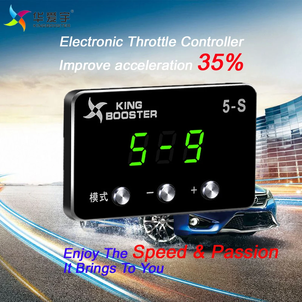 Car Speed Booster Pedal Commander Electronic Throttle Controller ...