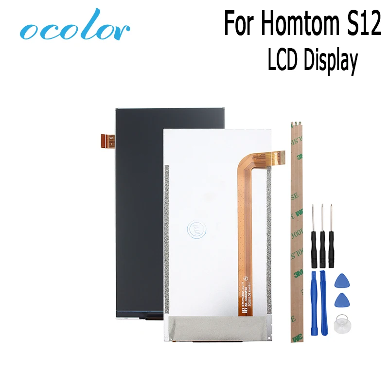 Ocolor para Homtom S12 pantalla LCD Pantalla de piezas de reparación para Homtom S12 teléfono ...