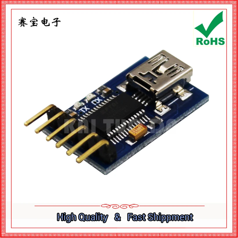 Ft232rl Usb To Serial Module Usb To Ttl Level Downloader Download Cable ...