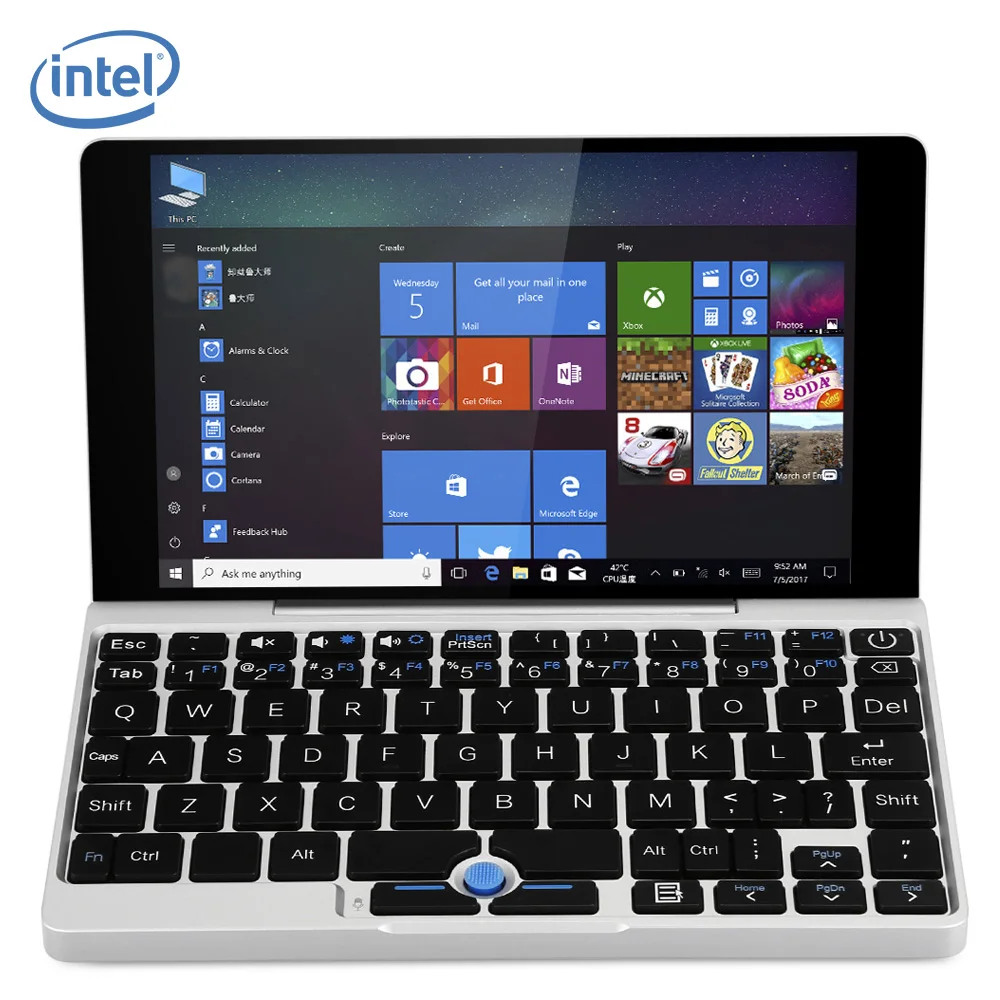 GPD Bolso 7.0 polegada Mini Laptop Com Windows 10 Intel Atom X7 Z8750 ...