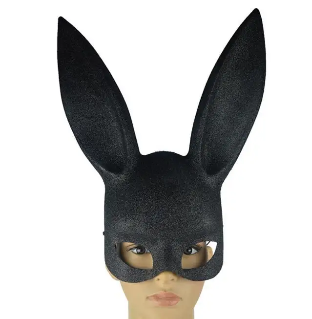 Easter Bunny Rabbit Ear Mask Sexy Women Hen Night Fancy Dress Costume