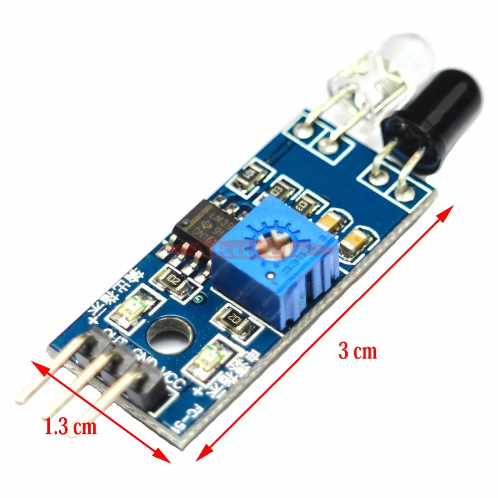 20pcs Ir Infrared Obstacle Avoidance Sensor Module For Arduino Smart Car Robot 3 Wire Reflective