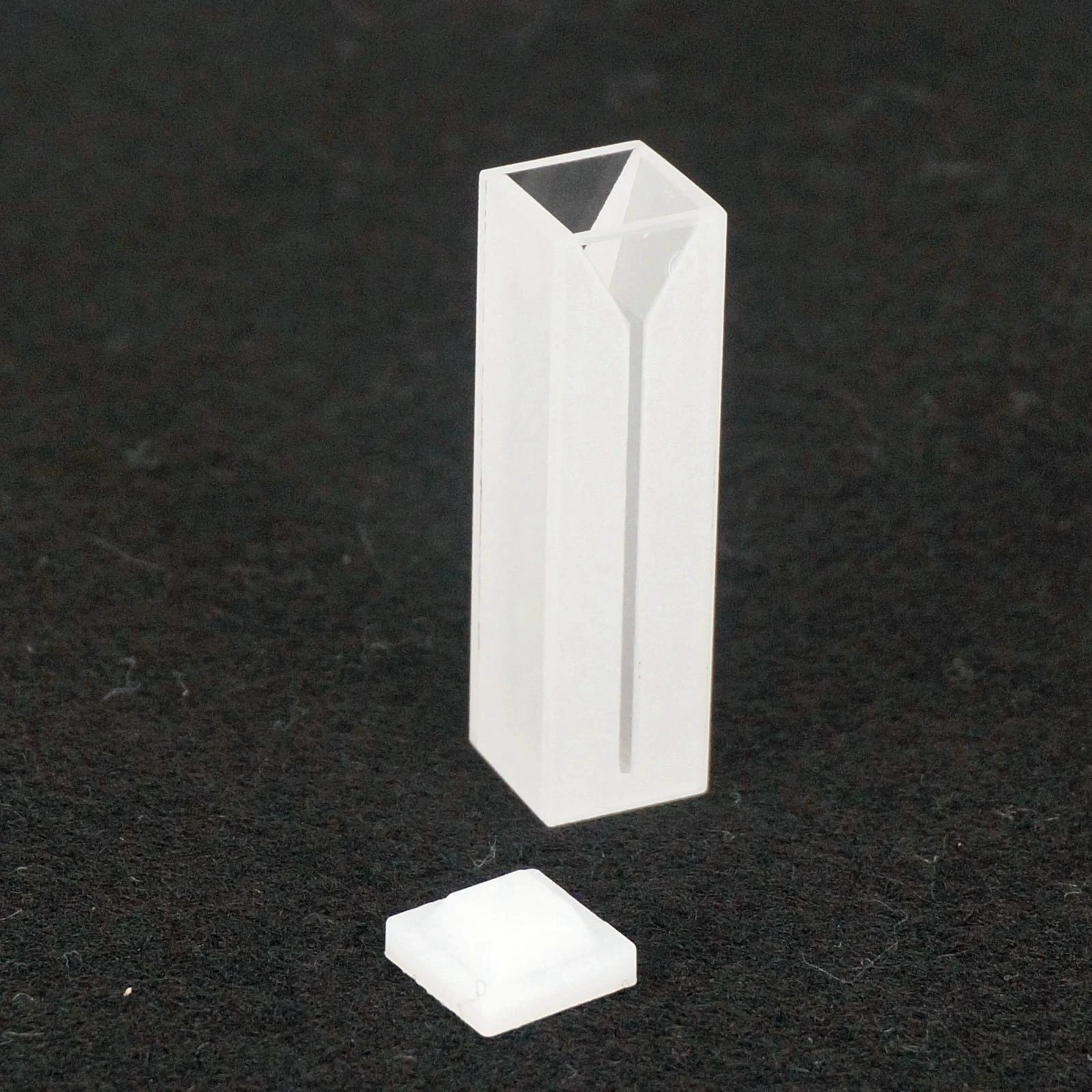 350ul 10mm Path Lenth Micro Quartz Cuvette Cell With Frosted Walls And ...