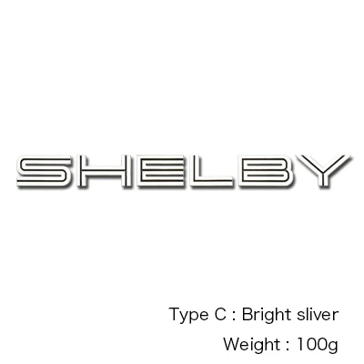 Aliexpress.com : Buy Airspeed SHELBY Car Emblems Lettering For Ford ...