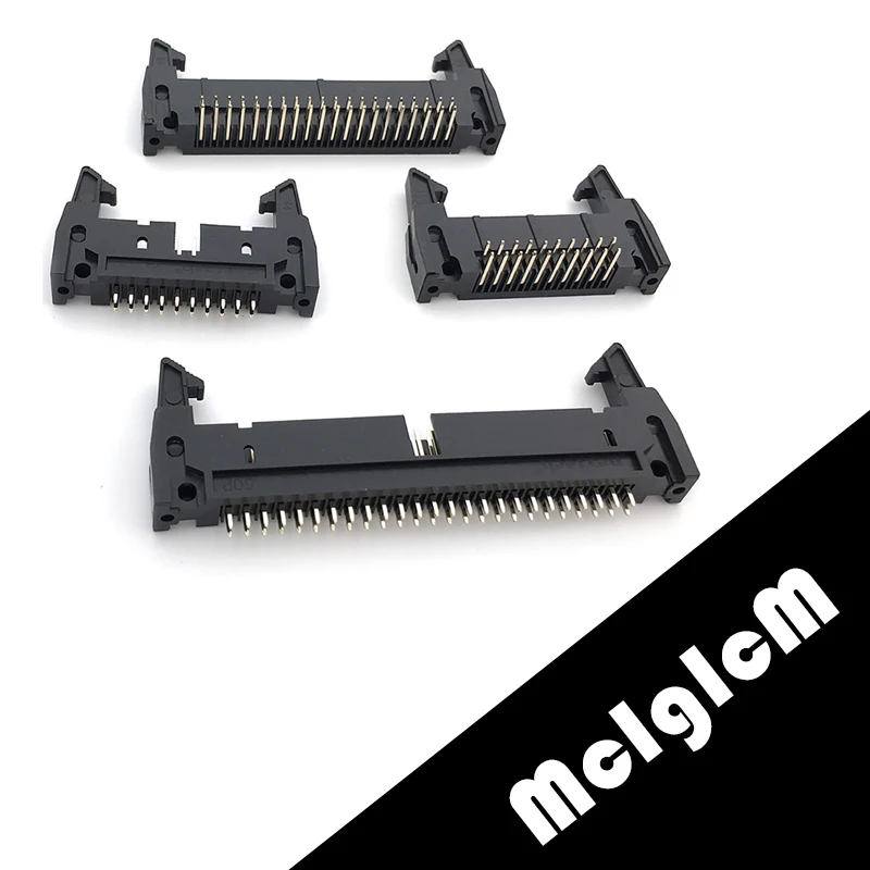 10pcs Idc Box Header Connector 2.54mm Pitch Box Headers Male Connector ...