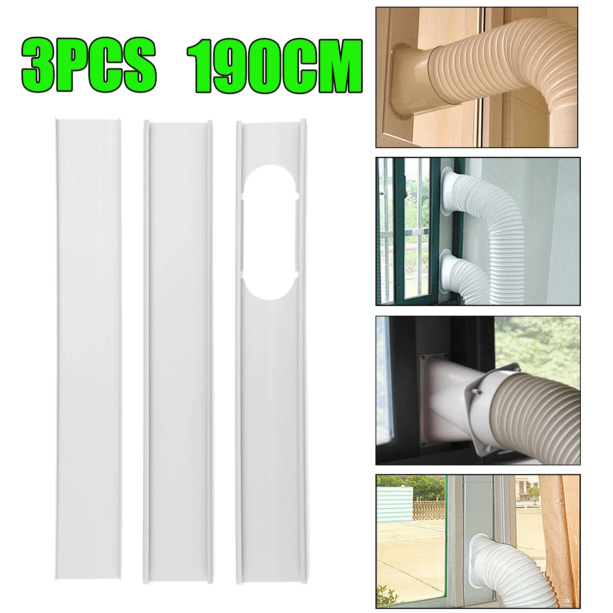 Universal Adjustable Window Sealing Plate Plywood Baffle Plywood Window ...