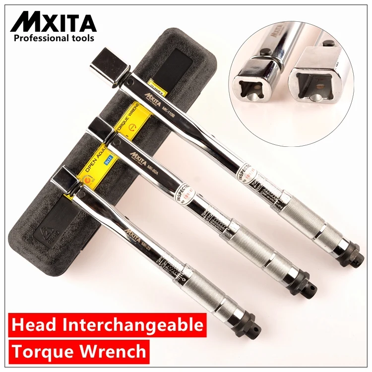 MXITA Interchangeable Torque Wrench Adjustable Torque Wrench Hand ...