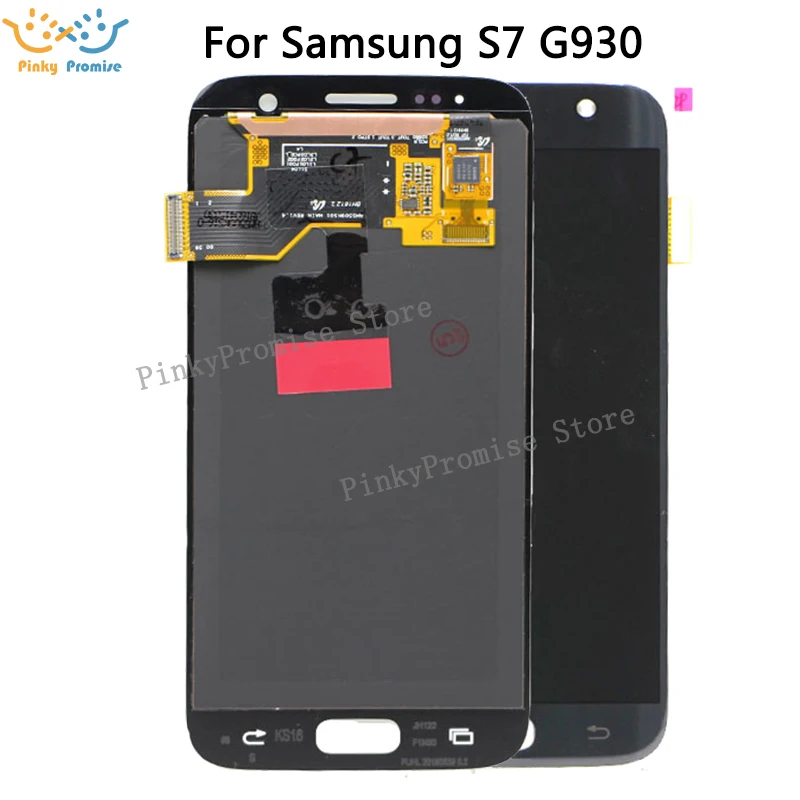 Для SAMSUNG GALAXY S7 G930A G930F SM-G930F ЖК-дисплей сенсорный экран ...