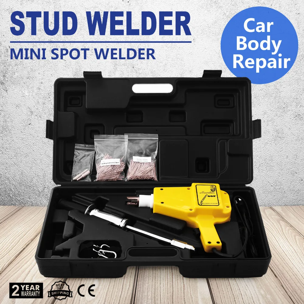 Mini Spotter &autobody Stud Welder Gun Dent Repair Kit 007 - Electric ...