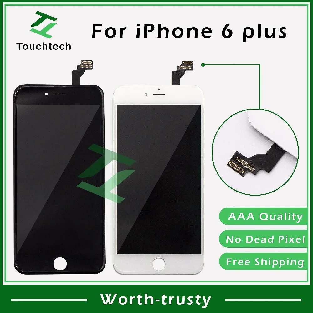 50PCS/LOT Grade AAA Quality No Dead Pixel LCD For iPhone 6 Plus LCD 5.5 ...