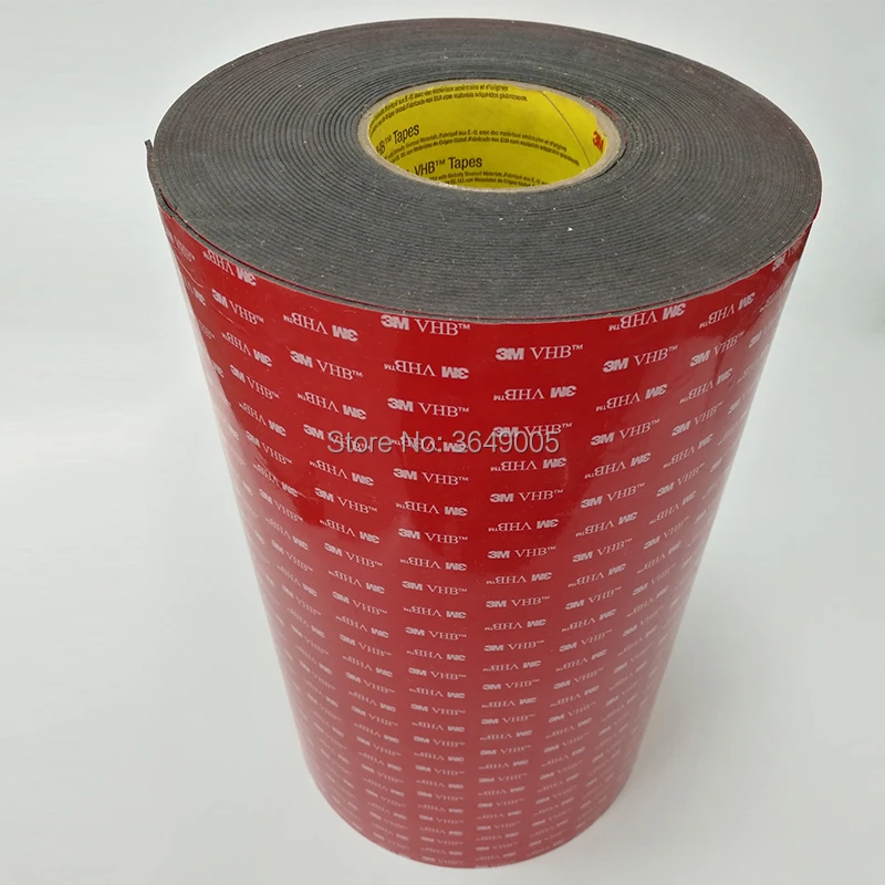 Thick 1.55mm Die Cut Width8~30mm 3m 5962 Double Sided Pressure Sensitive Adhesive Waterproof ...
