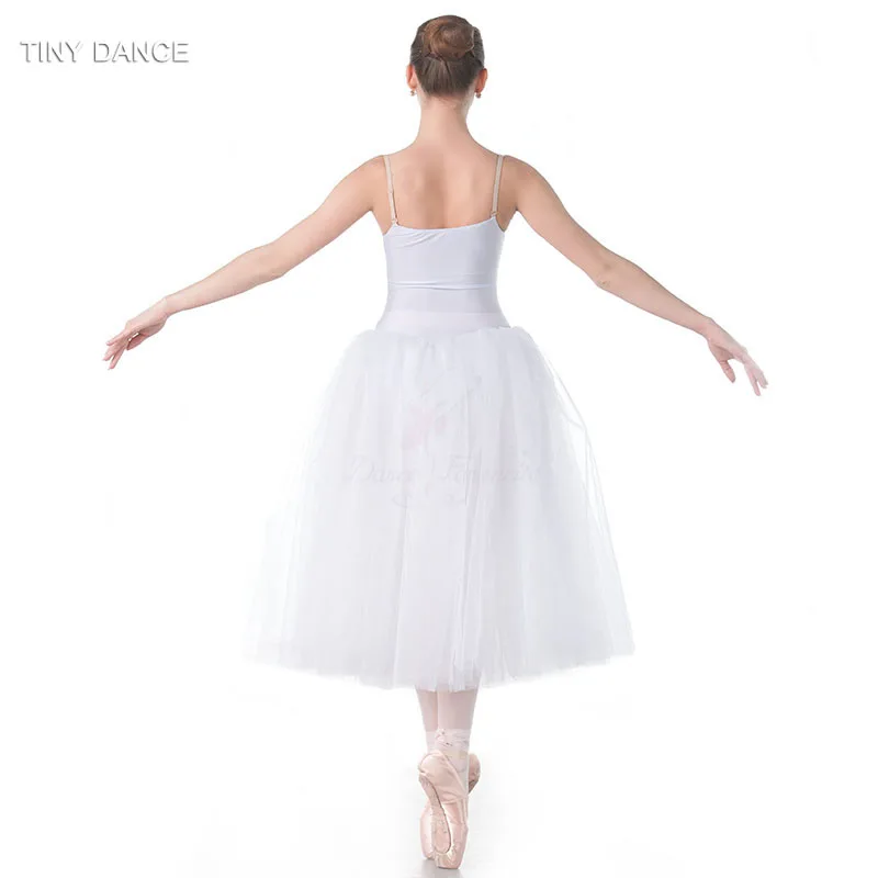 2018 Child & Adult Long White Ballet Dance Romantic Tutu with 5 Layers ...