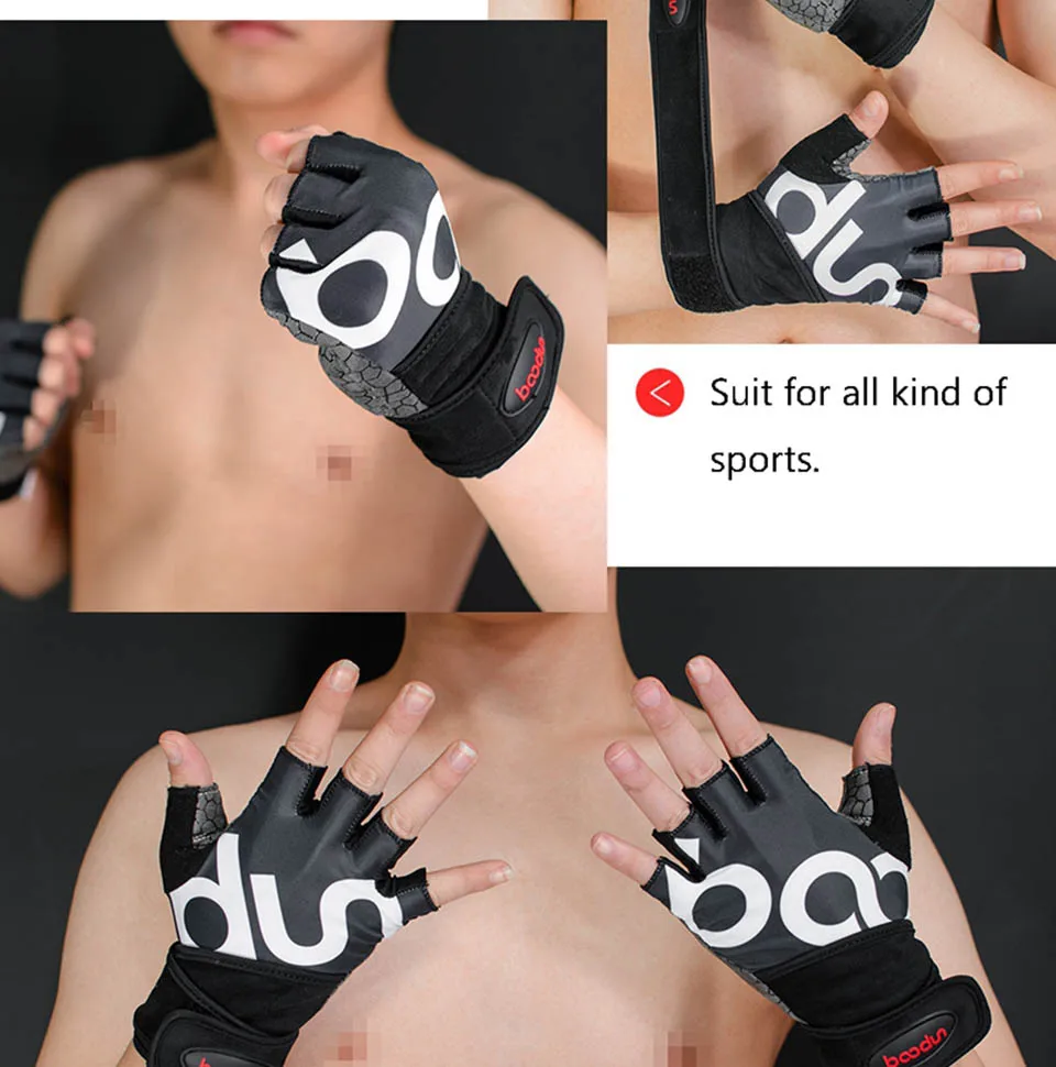 Pack fitness,gants de Sport pour hommes et femmes,demi-doigt,Crossfit ...