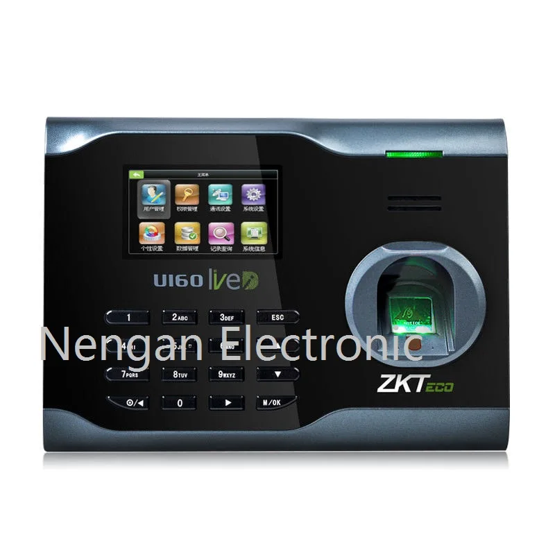ZK U160 Fingerprint Time Attendance WIFI TCP/IP Fingerprint Time Clock ... ZK U160 Fingerprint Time Attendance WIFI TCP/IP Fingerprint Time Clock ...