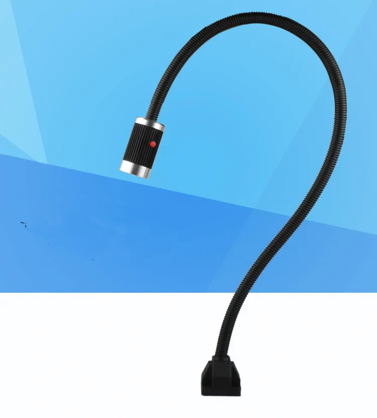 LED-Machine-Work-Lamp-With-80cm-100cm-120cm-Long-Gooseneck-24V-9W-LED ...