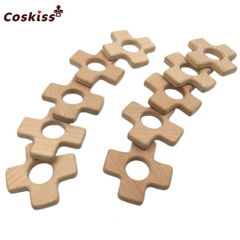 Natural Wooden Organic Teether | Wooden Jewelry Making Accories ...