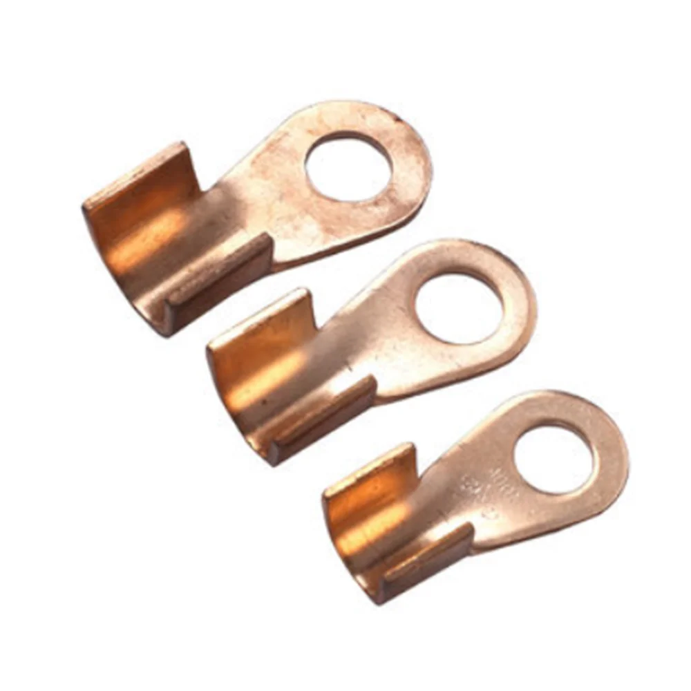 Copper Battery Terminals 10/30 Pcs Bare Copper Cable Lugs & Ring ...