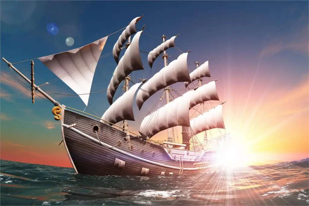 Fantasy Sailing Boat