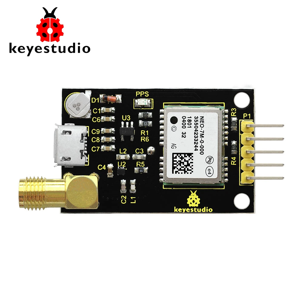 Arduino 용 Keyestudio GPS NEO 7M 모듈|반도체 집적회로| - AliExpress