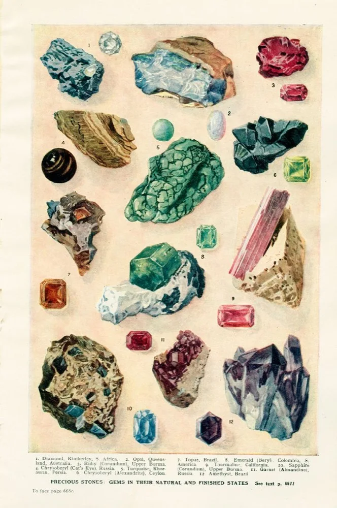 Vintage Crystal Illustration