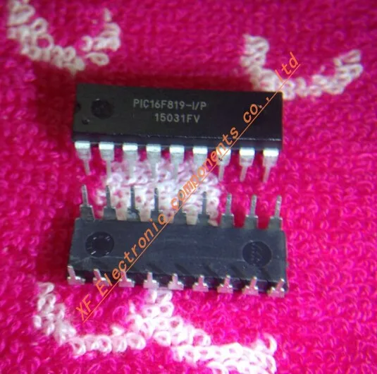 50 unids/lote PIC16F819 I/P PIC16F819 MCU 8BIT 3,5kb FLASH DIP18 IC mejor calidad|flash ic|ic ...