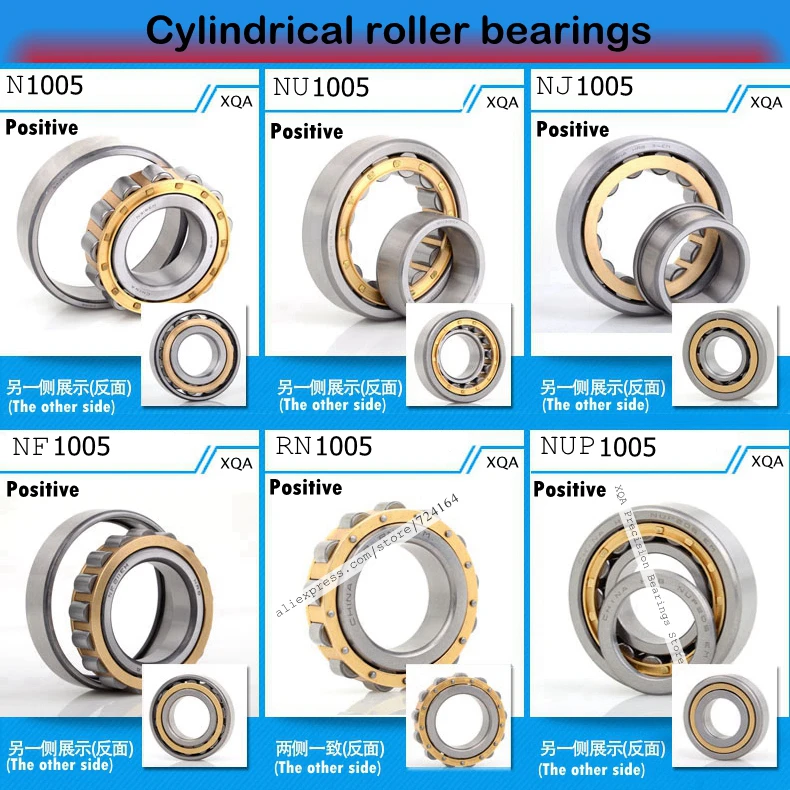 25mm-Diameter-25x47x12-Mm-Cylindrical-Roller-Bearings-NJ1005-NU1005-N1005-NF1005-RN1005-NUP1005 ...