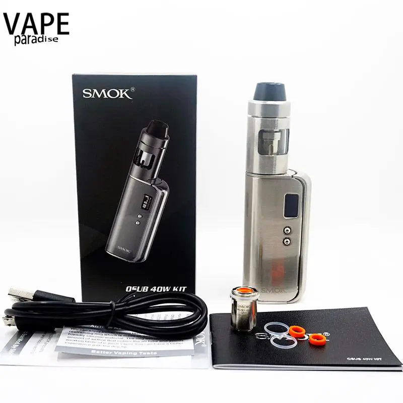 2016 Original SMOK OSUB 40W TC Kit ecigarette 2ml Helmet Mini Vaporizer ...