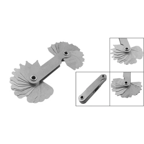 R1 6.5mm Pocket Measure Tool 32 Leaves Radius Gauge Gage|measuring ...